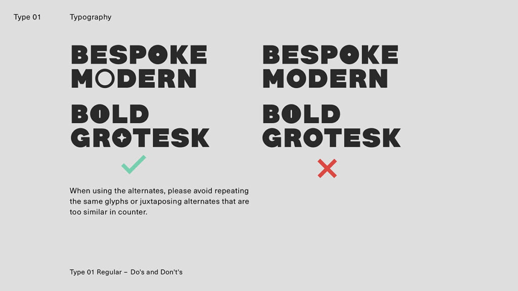 NEW: Type 01 Visual Identity - TYPE01