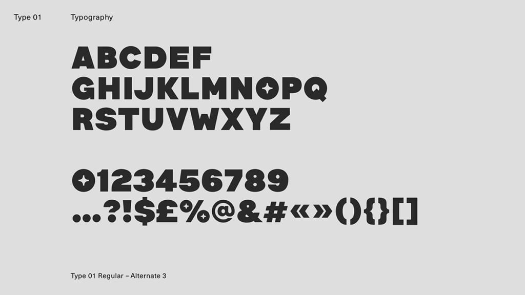 NEW: Type 01 Visual Identity - TYPE01