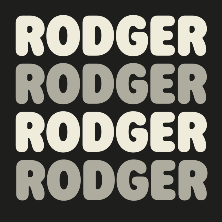 Roger: A Vaguely Psychedelic and Plump Black Font - TYPE01