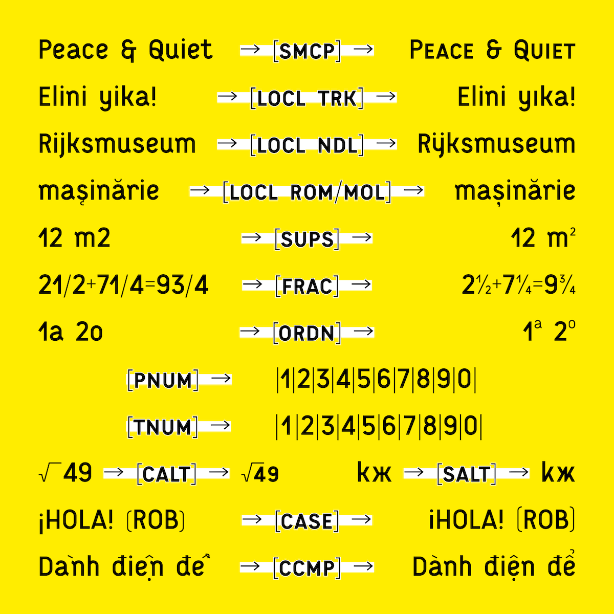 Achtung, The First Colour Typeface Now On Type Department - TYPE01