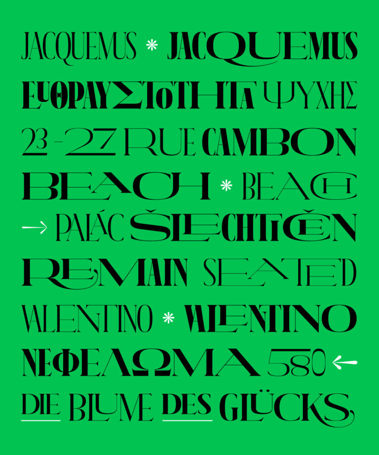 From Expressive Experiments to Aesthetic Extremes, Rosetta Type's ...